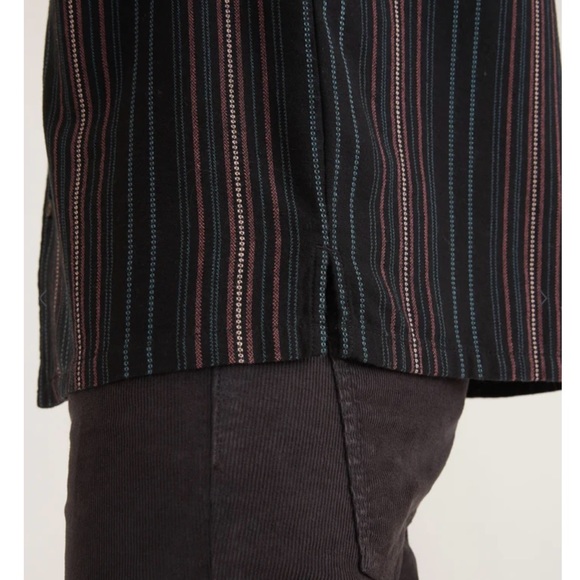 Marine Layer | Shirts | Vertical Stripe Resort Shirt In Black Multiple ...